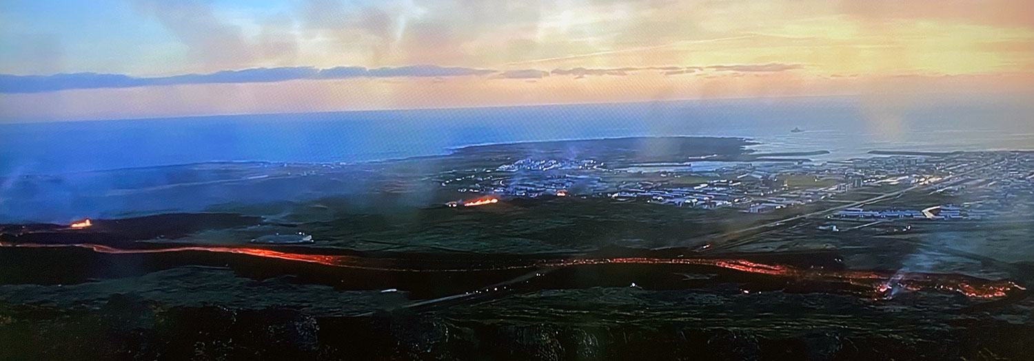 Eldgos við Hagafell Reykjanesi 2024 - NAT ferðavísir